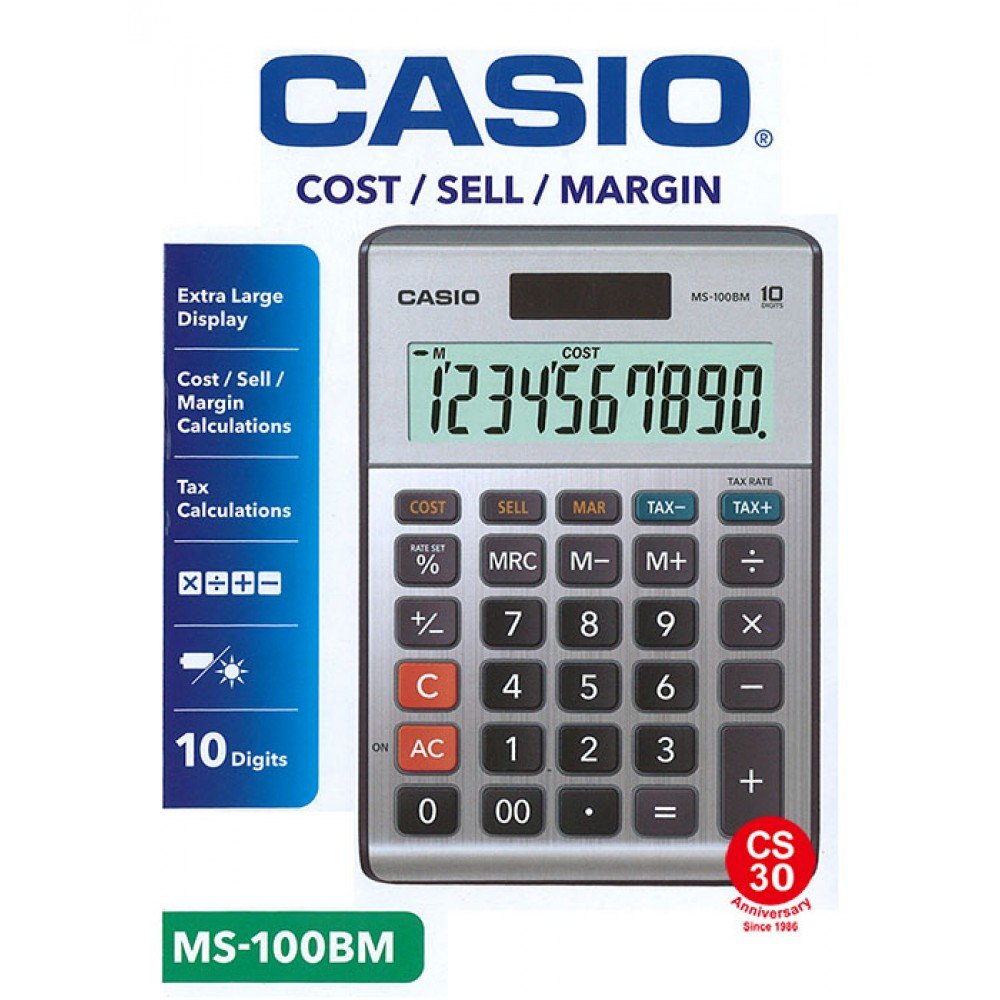 CASIO MS-100BM -A choice of colours to suit your style