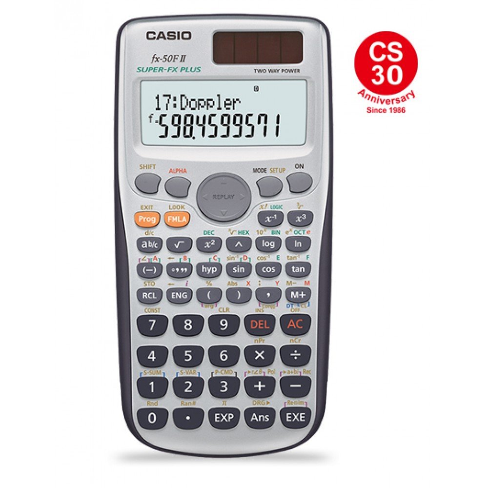CASIO FX-3650P II Scientific Calculators (HKEAA approved)