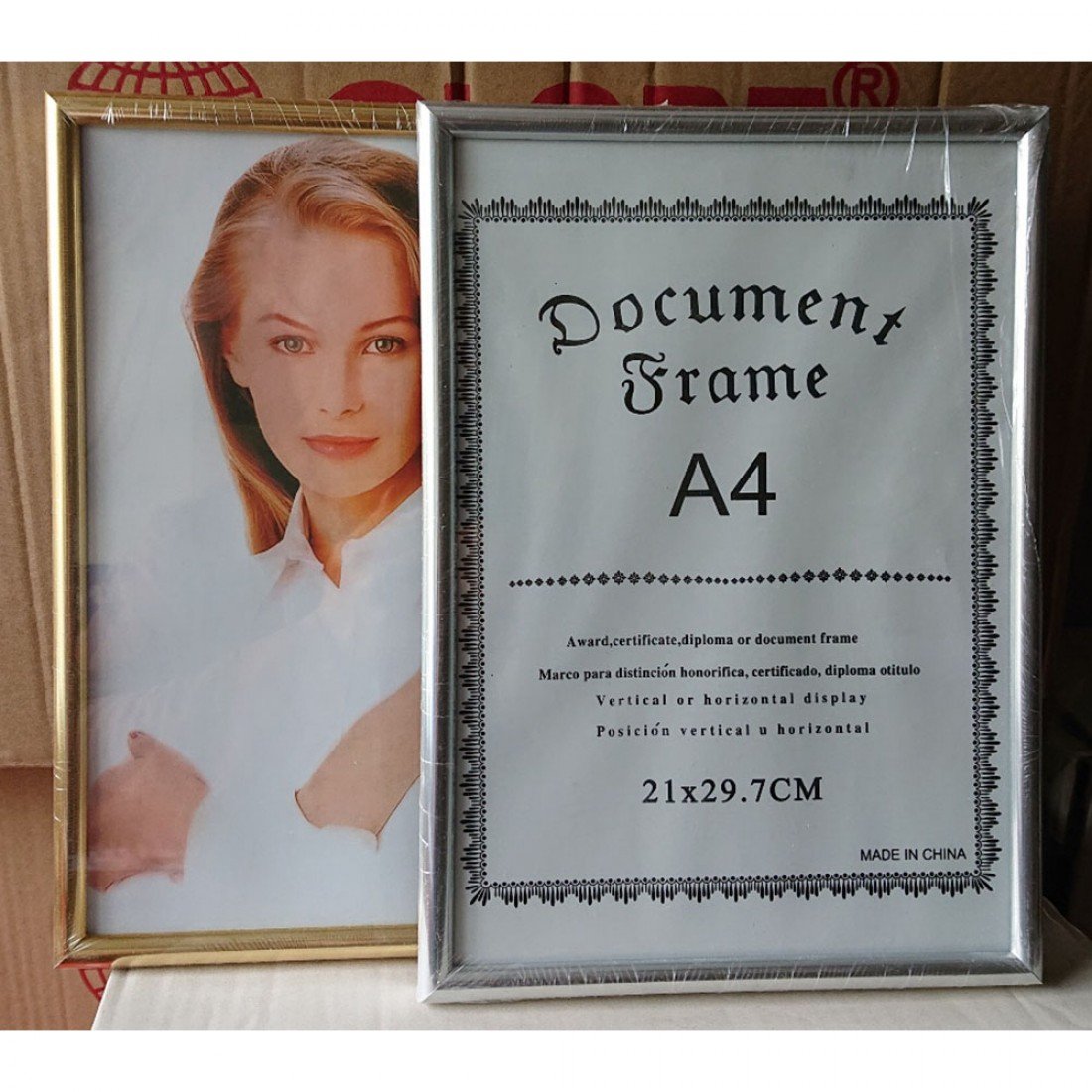 Photo Frame A4 - Silver (certificate Frame)