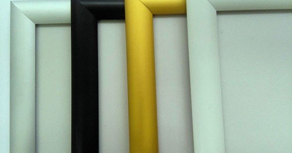 A3 frame (25mm aluminum frame in black or silver color)