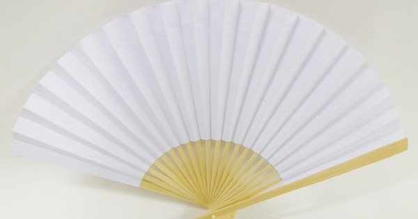 DIY BLANK PAPER FANS 26cm