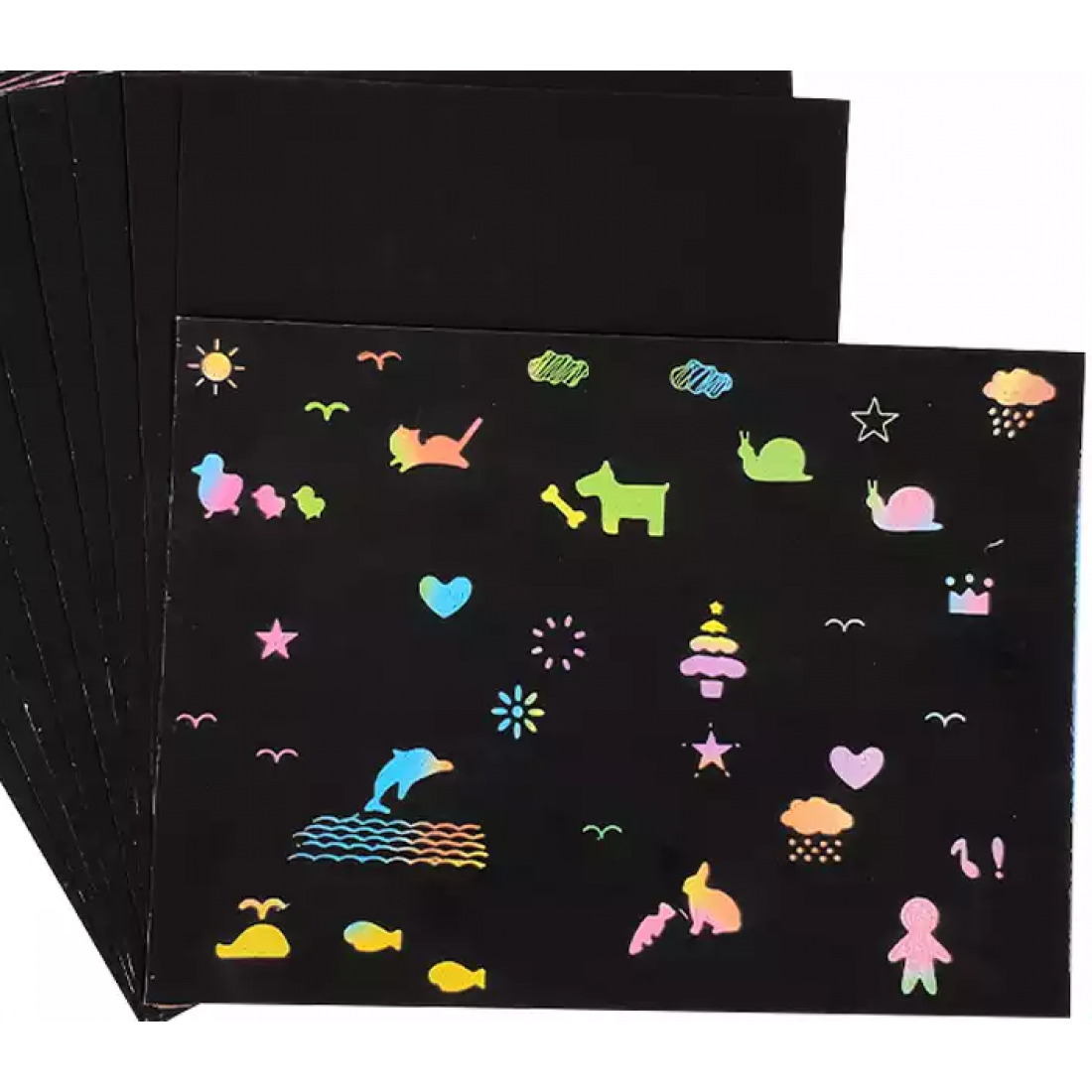 Scratch paper set A5 (includes 20 sheets of A5 scratch paper, 4 ...