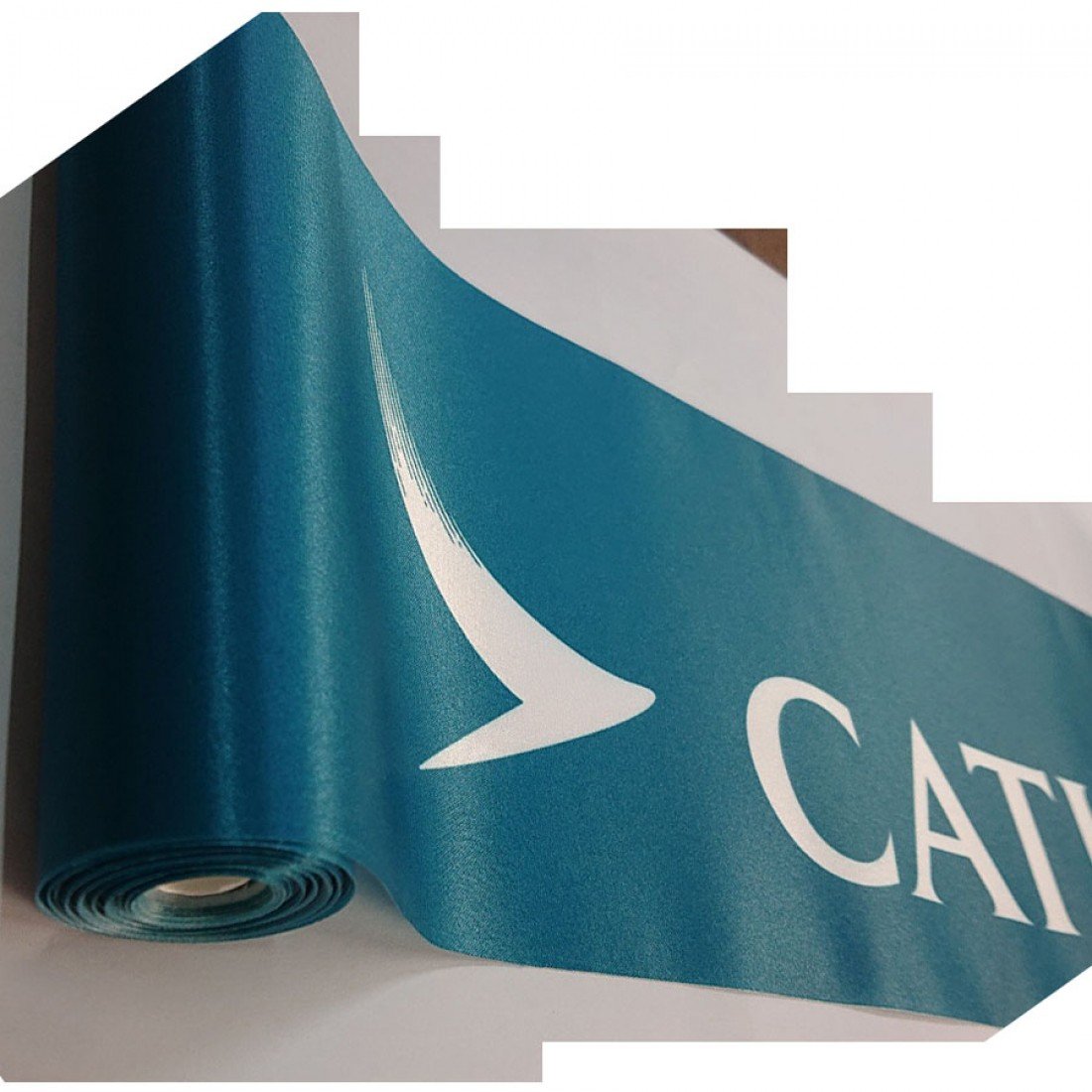 Ribbon for opening ribbonof airport store (opening ribbon logo printing)