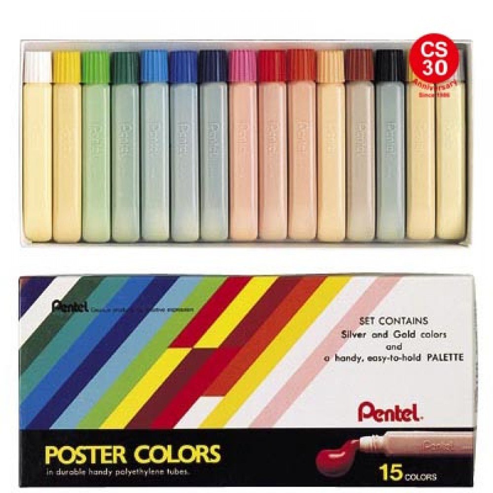 Pentel POSTER COLOR 15 YNGP-15