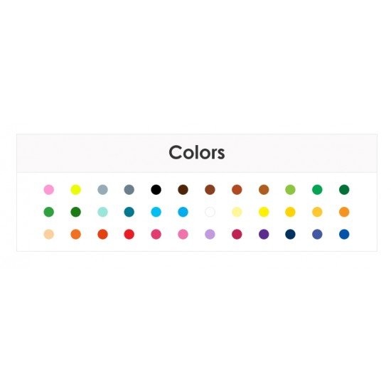 AMOS Colorix Slky Twisters - 36 colors