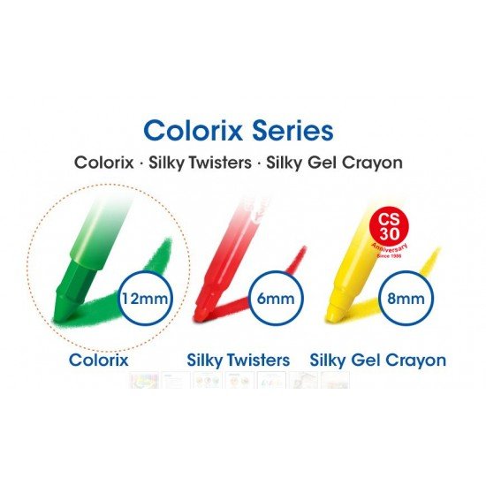 AMOS Colorix Slky Twisters - super soft