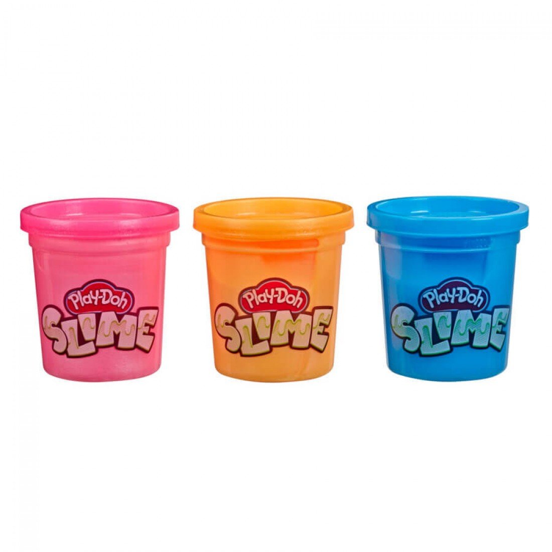 PlayDoh Slime 3 colors Non-toxic Slime-Blue, Metal Orange and Metal ...