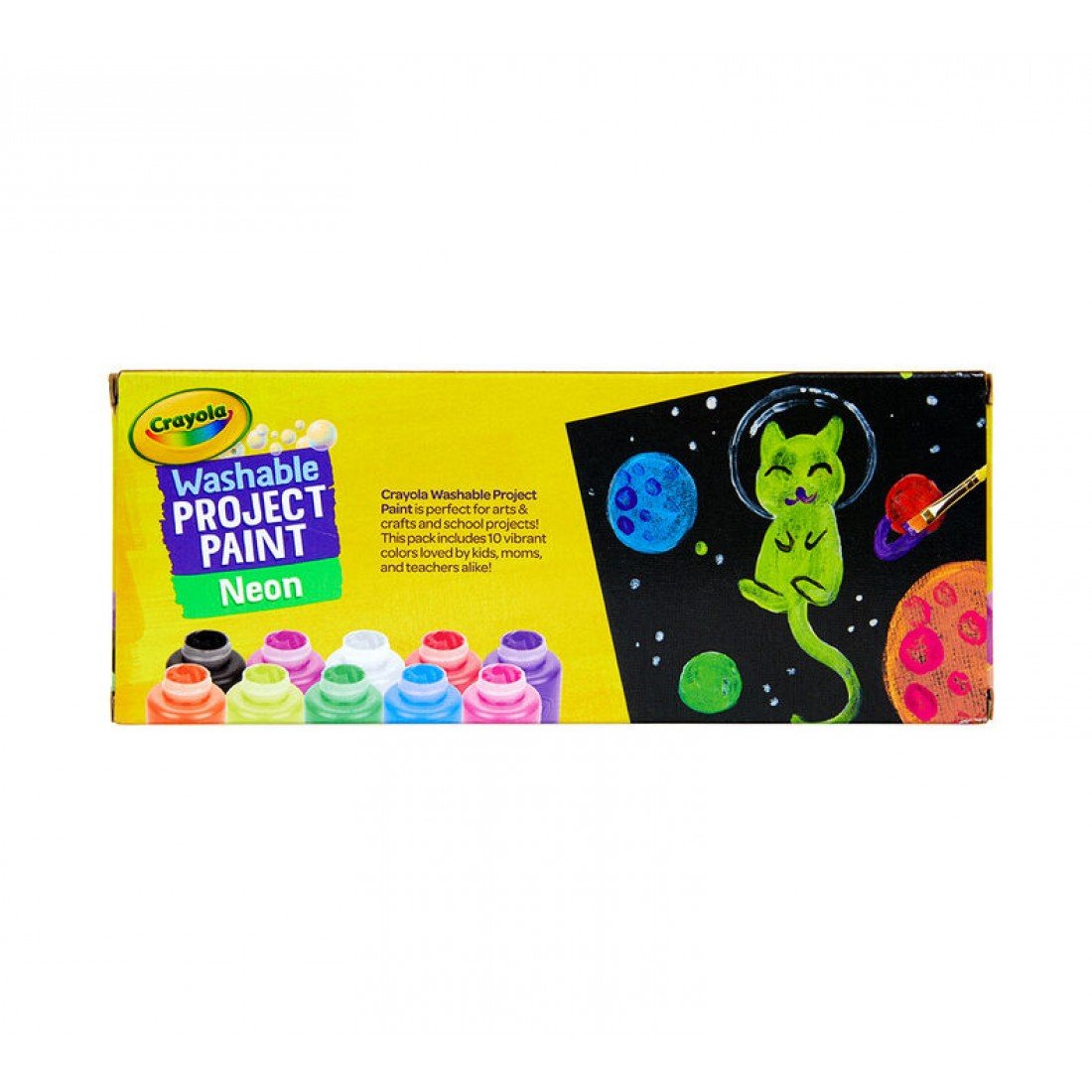 Crayola Washable project paint fingerprint- Neon 10 colors