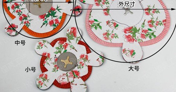diy paper lantern material package traditional paper- LED flashing ...