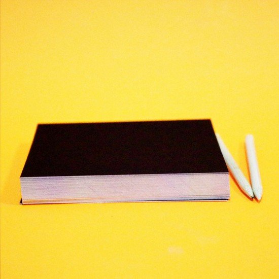 Scratch Drawing Paper DIY set A4 (with bamboo stick, pattern ruler)