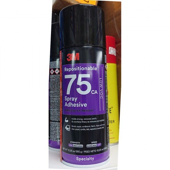 3M scotch 75 repositionable Glue Spray) 290g (low VOC) specialty