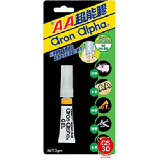 AA full effect gel type super glue