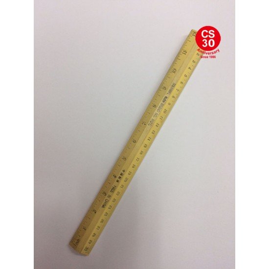 Wooden Ruler 12"