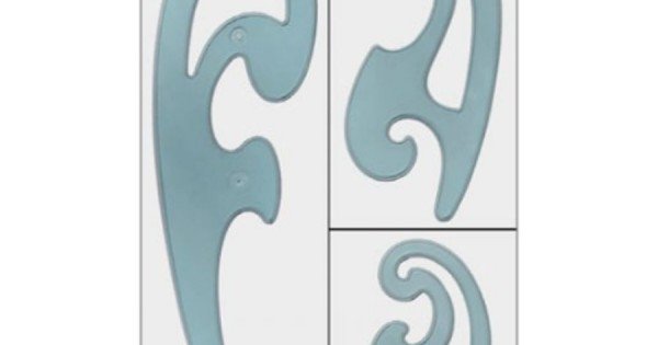 COX C56 FRENCH CURVE SET Ruler