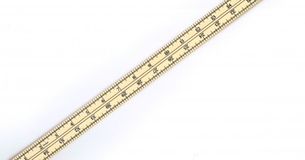 Clothing wooden yardstick 36 inch