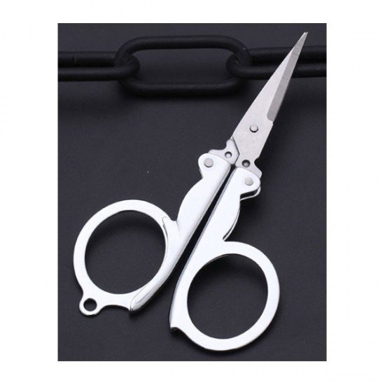 Folding travel scissors
