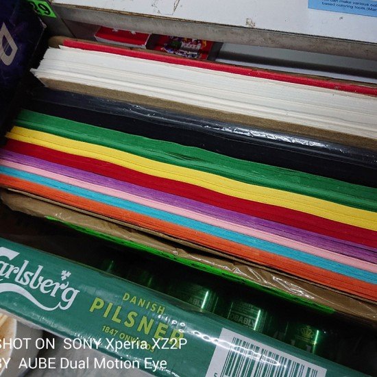Color drawing paper