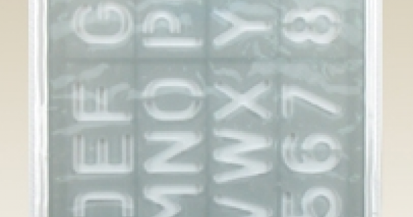 Taiwanese high quality letter ruler 20mm COX Lettering Stencil