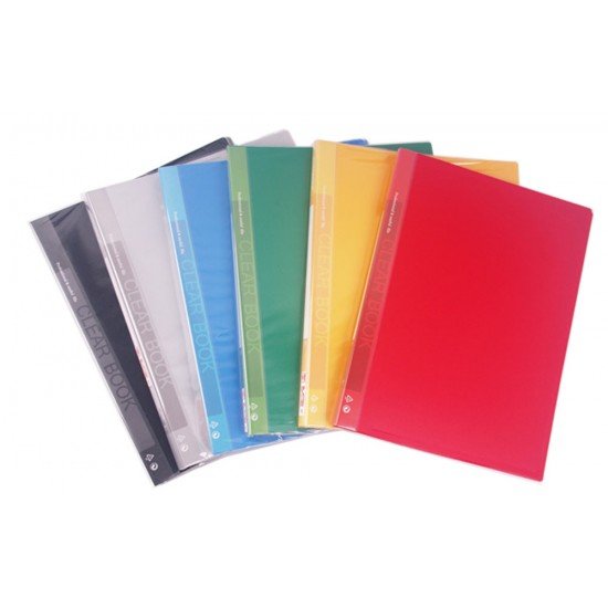 DATA BANK Clear Folder 60 pockets (transparent frosted cover)