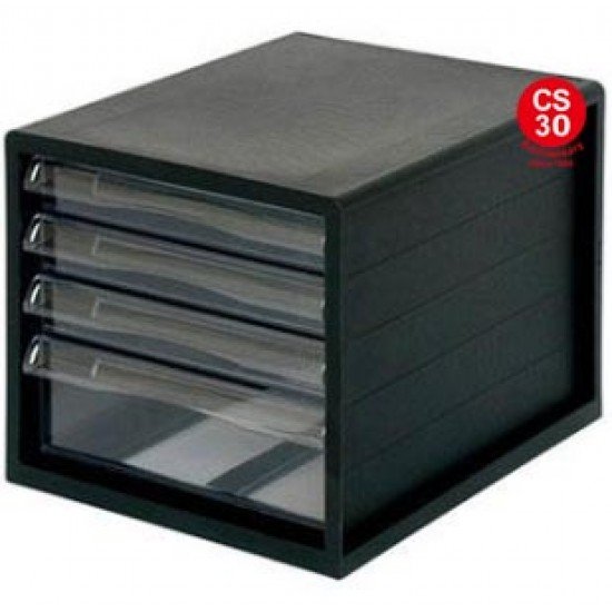 A4 4 layers File cabinets (black)