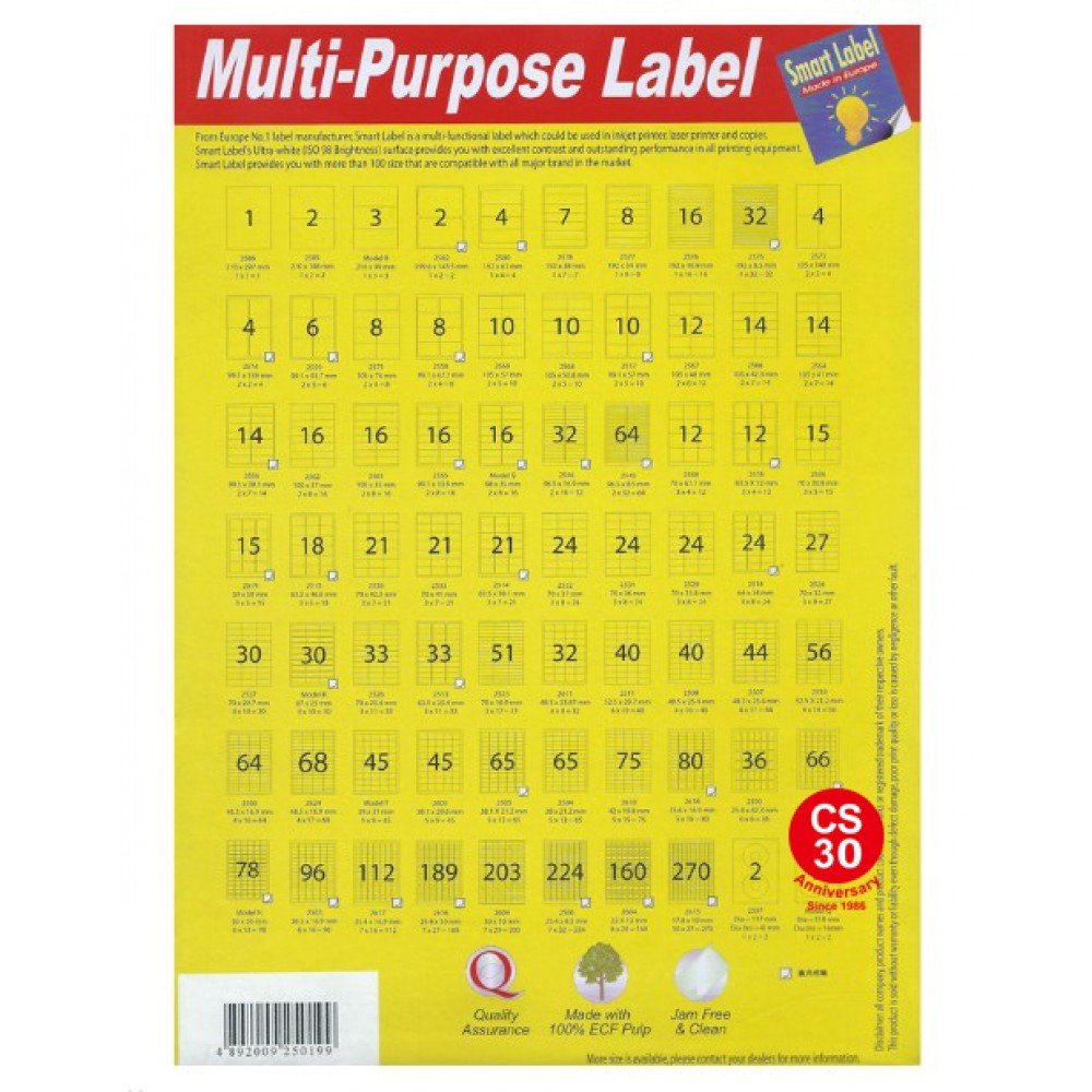 SMART LABEL MULTIPURPOSE LABEL