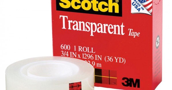 Scotch Transparent tape 3/4inch x1296IN (Cat-600)