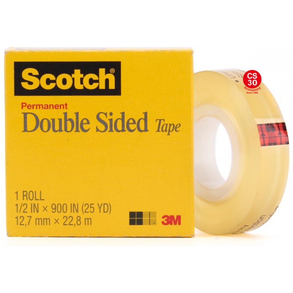 Scotch Double Coated Tape (1/4 x 36 yd) 3M 665