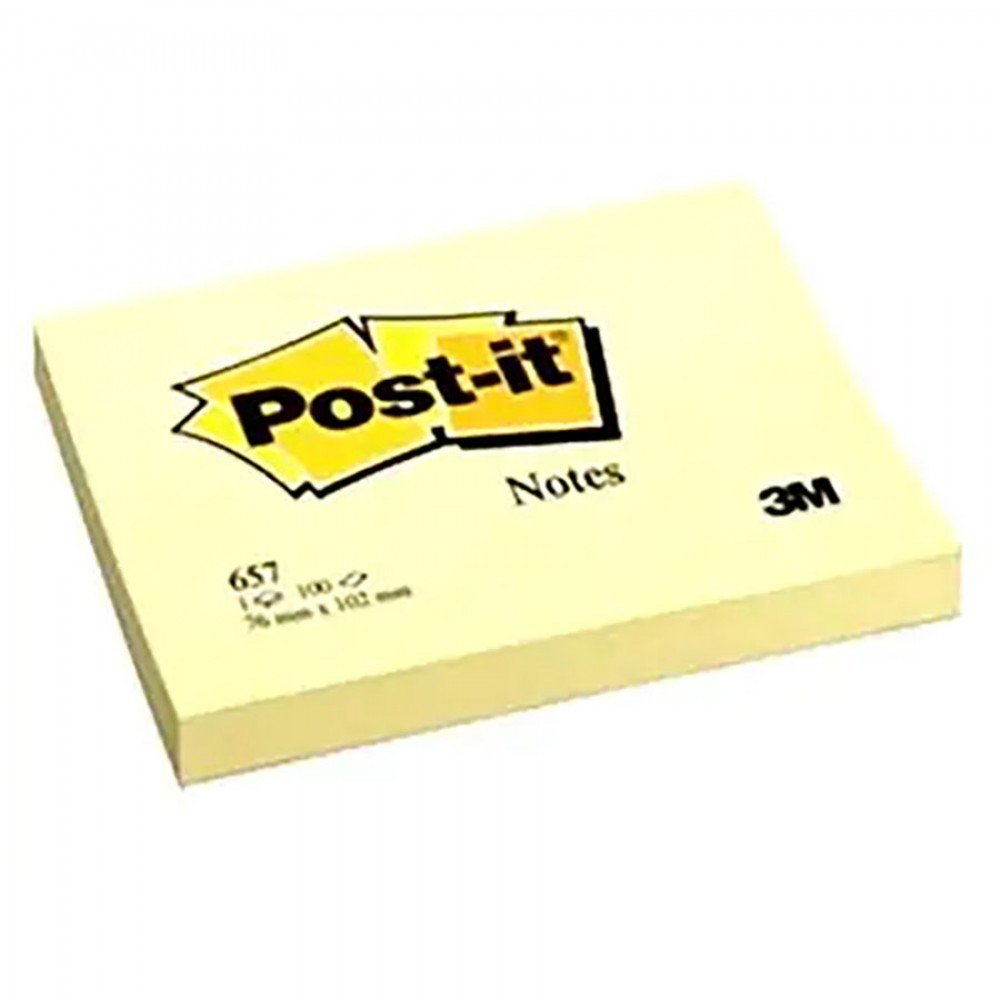 3M No.657 Post-it-notes(100 Sheets) 告示貼 便利貼