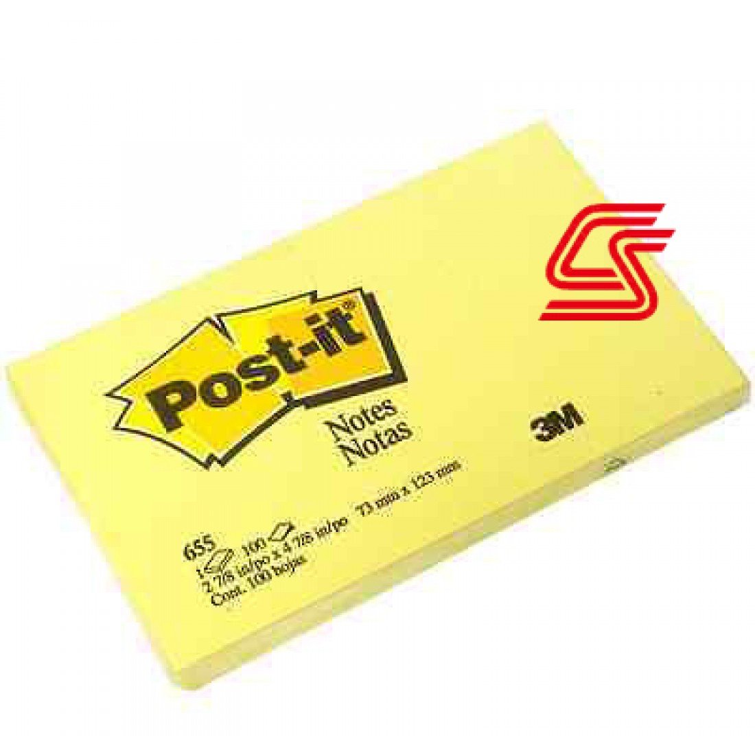 3M-No.655-Post-it-notes 告示貼 便利貼 76x101mm