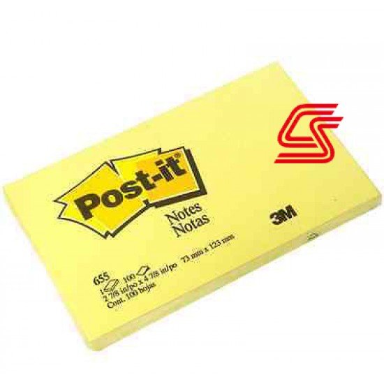 3M-No.655-Post-it-notes 100 Sheets) 76x101mm